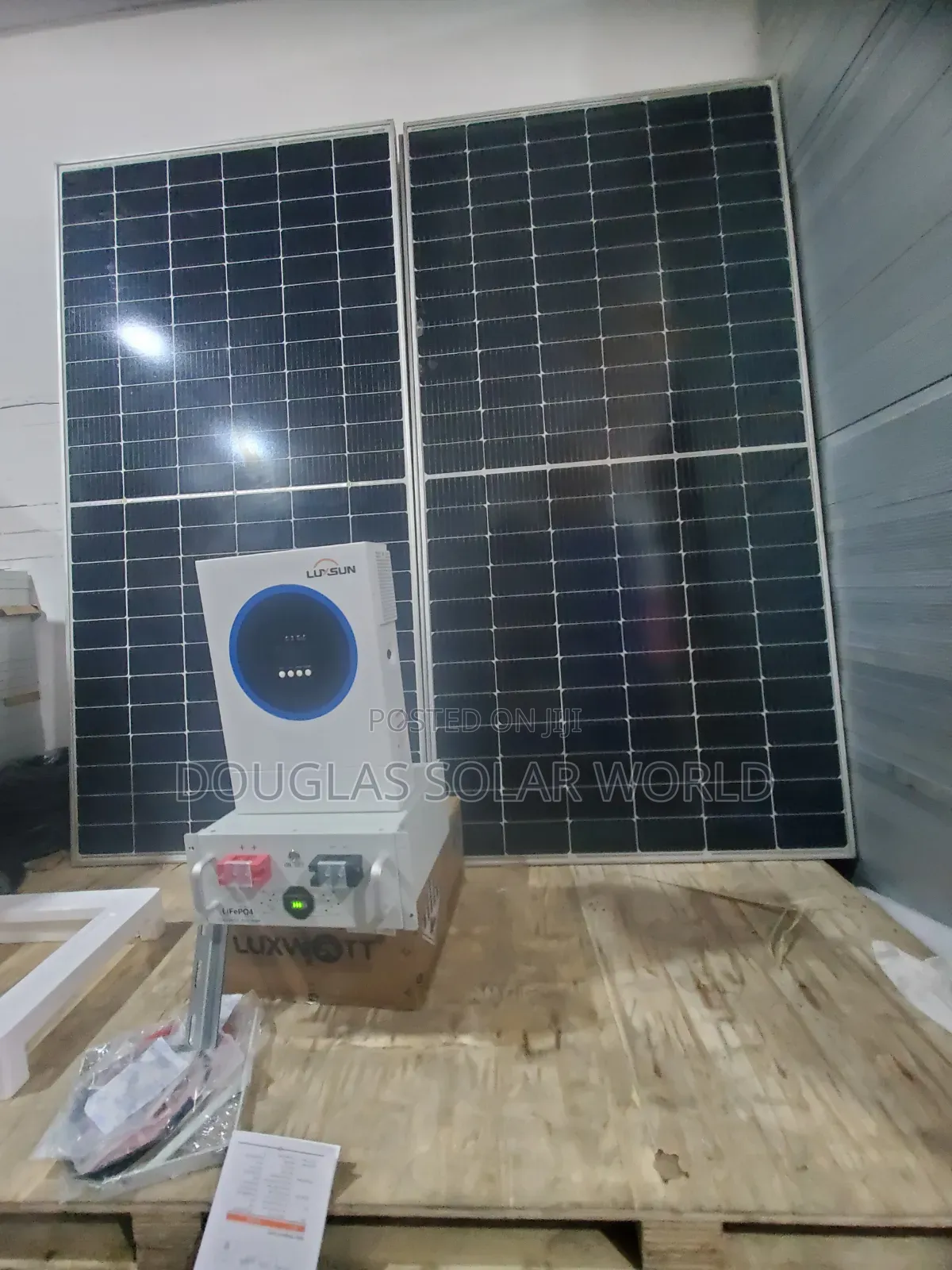 Complete Inverter Setup 4.2kw/3kwh All-in-One 2unit 650w Solar Panel ...
