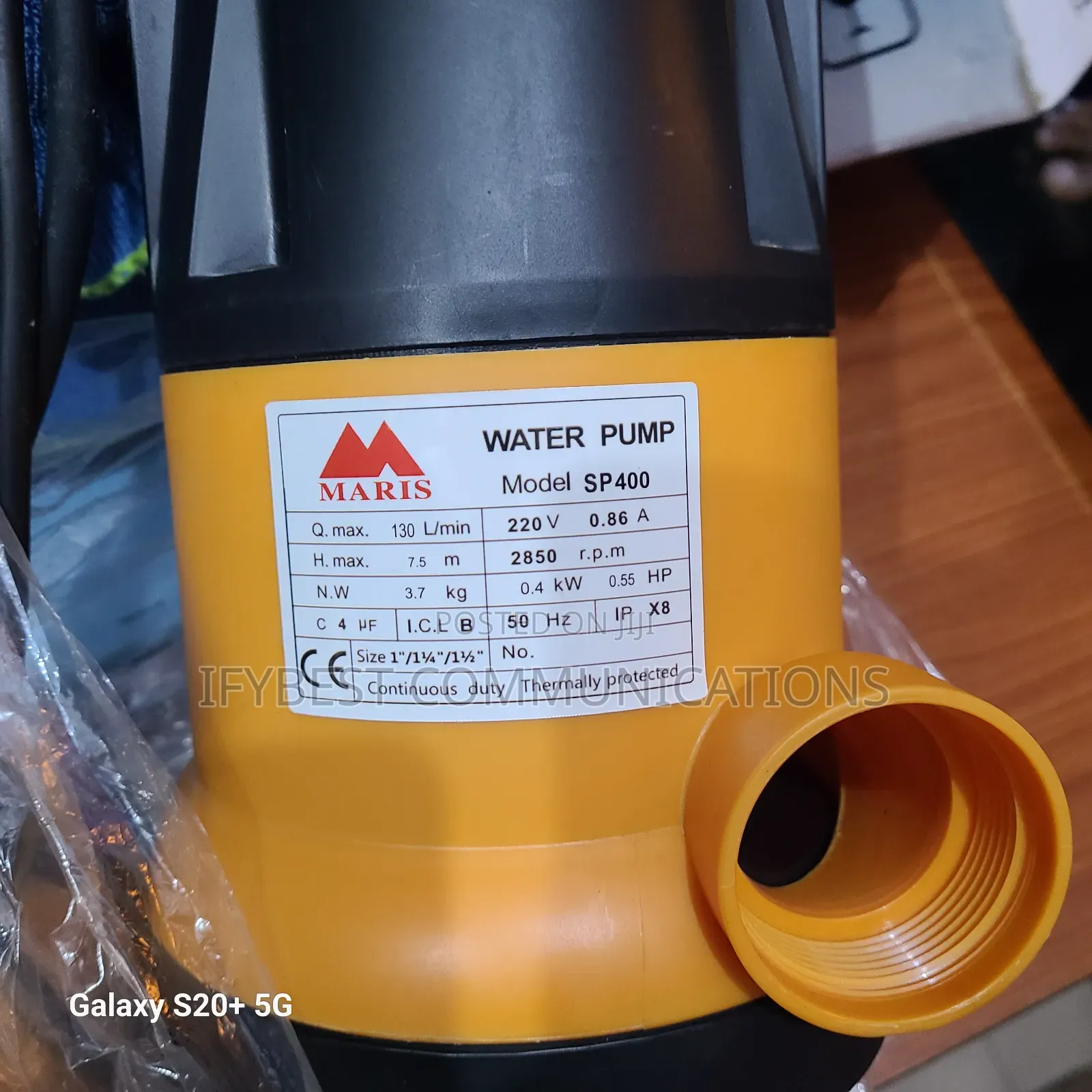 0.55hp 220v Ac Sewage Water Pump - Ifybest Communications Hub Price: ₦ ...