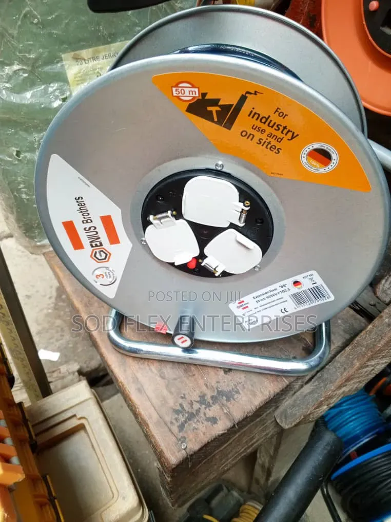 50m Industrial Site Extension Cable Reel - Sod flex enterprises Price ...
