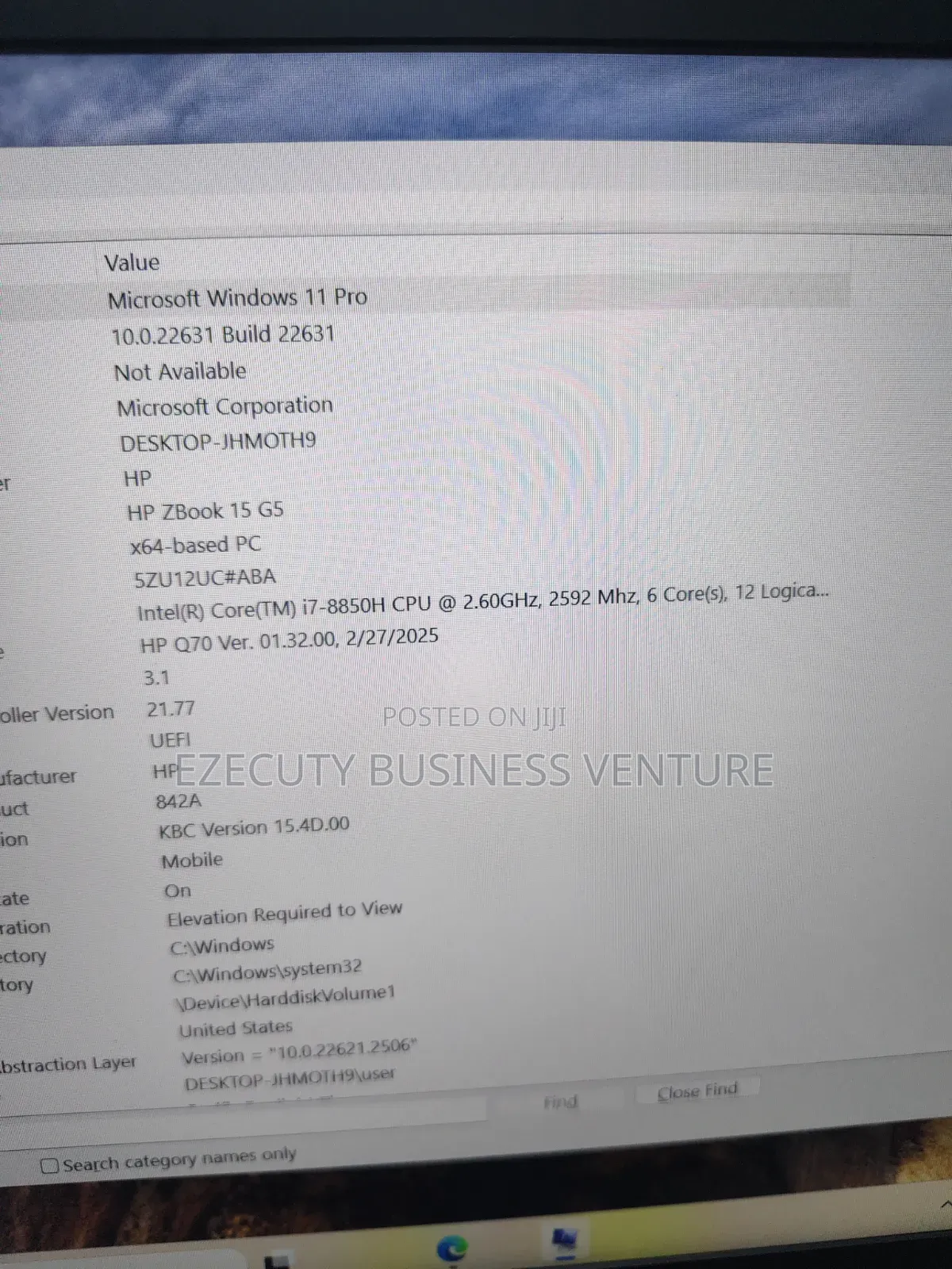 Laptop HP ZBook 15 G5 32GB Intel Core i7 SSD 512GB - EZECUTY BUSINESS ...