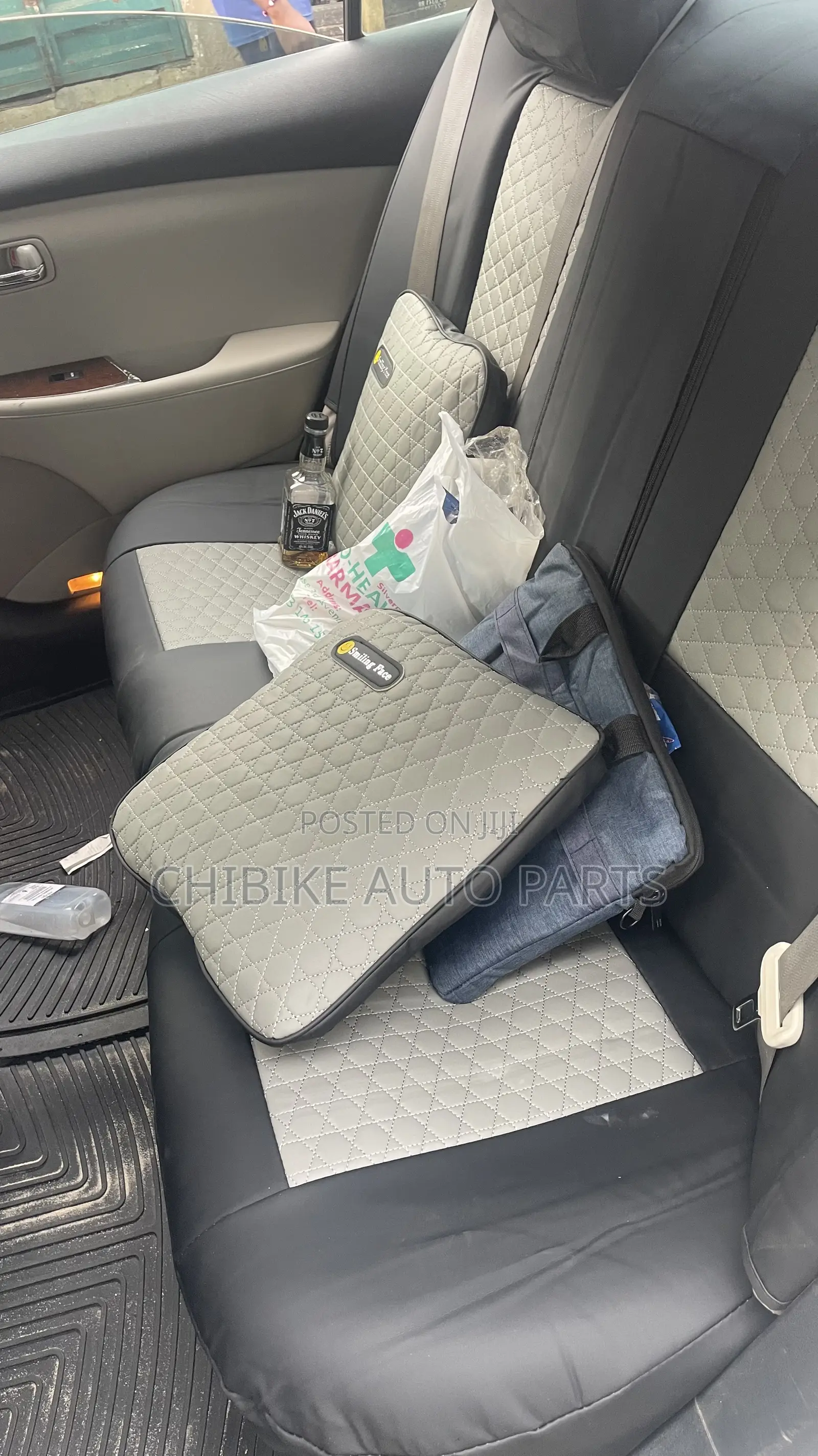 Smile Face Leather Seat Cover - CHIBIKE AUTO PARTS INVESTMENT Price: ₦ ...