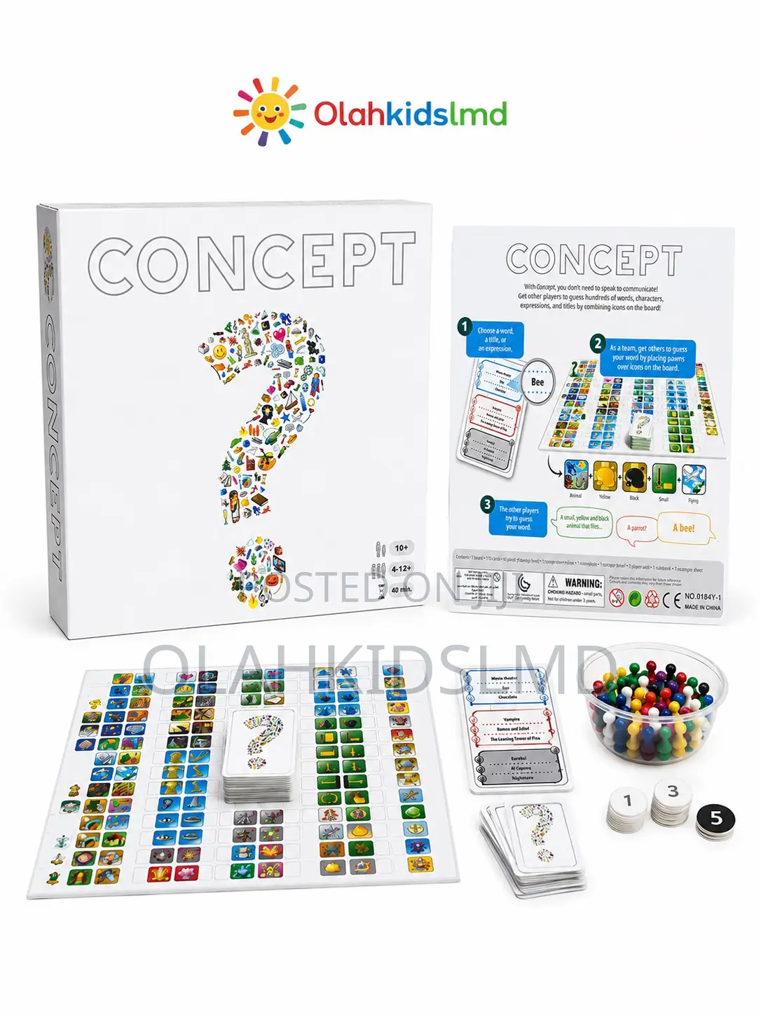 Concept Family Board Game – Fun Word Guessing Party Game for Adults ...