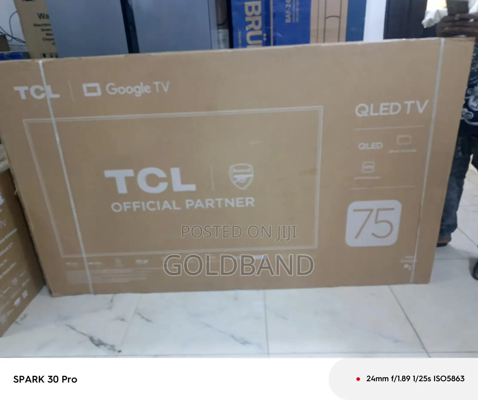 TCL 75" Qled Uhd Google Tv Pk75 - Goldband Price: ₦ 1,050,000 on Jiji ...