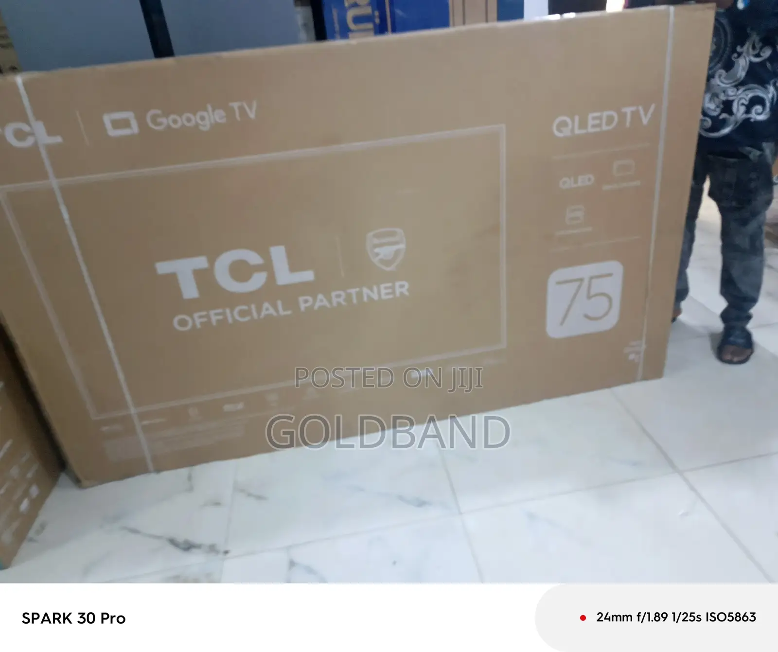 TCL 75" Qled Uhd Google Tv Pk75 - Goldband Price: ₦ 1,050,000 on Jiji ...
