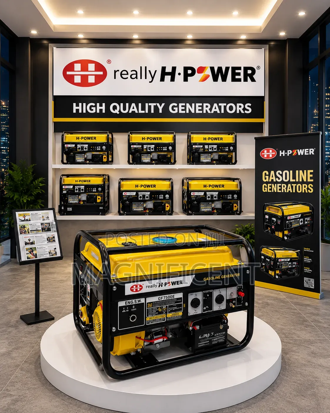 4kva H-Power Gasoline Generator High Quality, Durable Efficient Powe ...