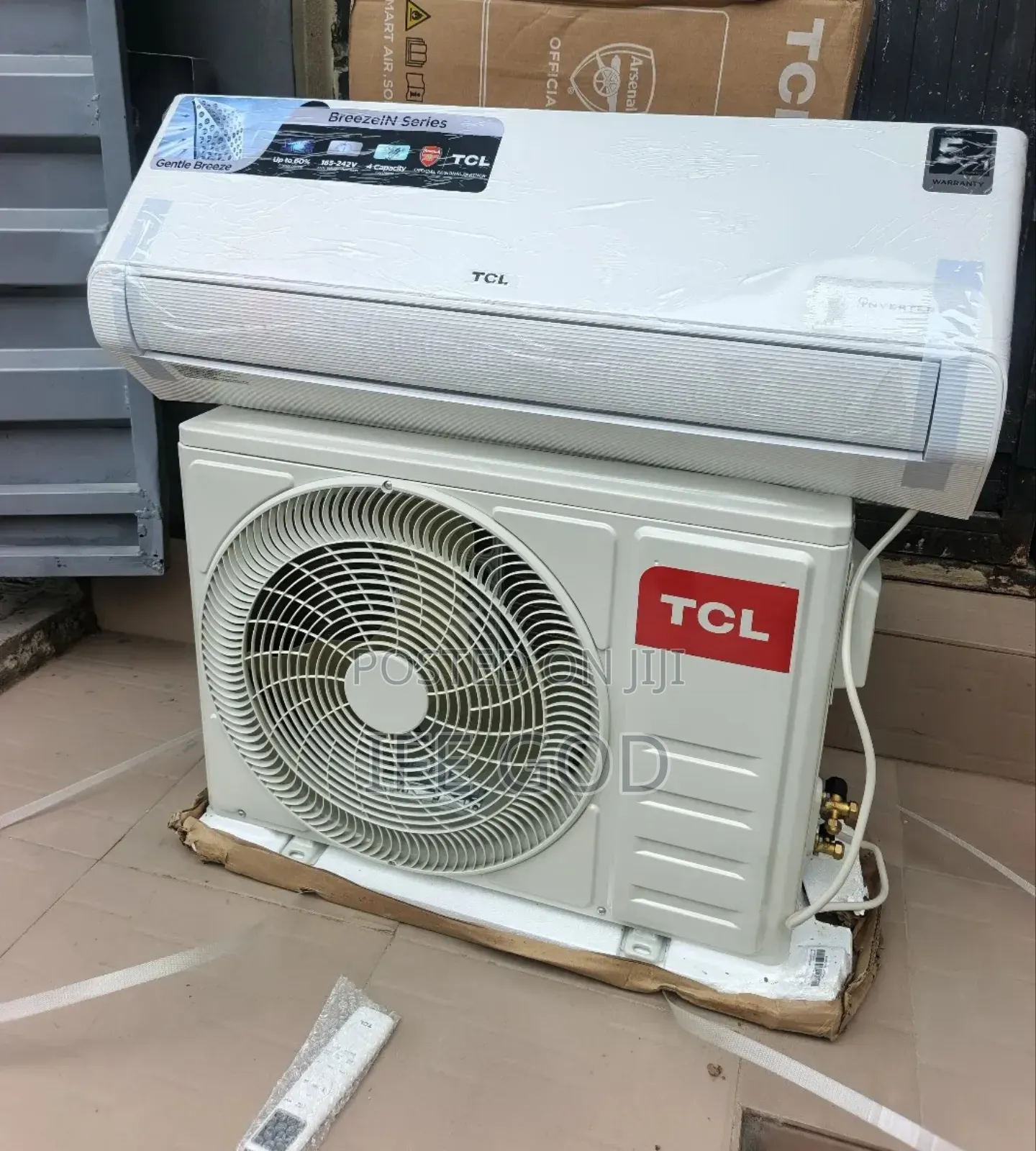 Original TCL 2 Hp R410a Inverter Air Conditioner Split Unit 100%Cooper ...