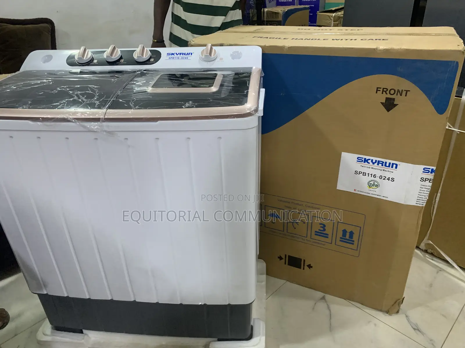 Skyrun Spb116-024s 11kg Twin Tub Washing Machine – Energy Efficient ...