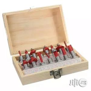 15 Pieces - 1/2 Inch Shank Tungsten Carbide Router Bit Set in Lagos ...