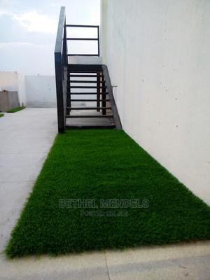 Designed Step Case With Synthetic Green Grass in Ikeja - Garden ...