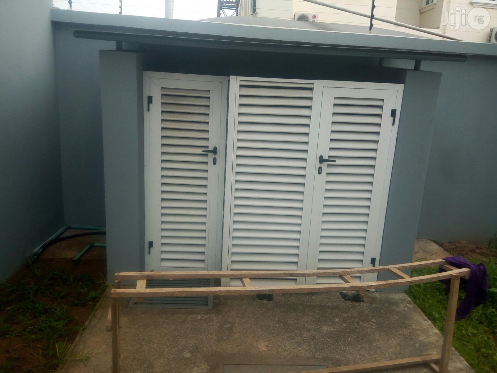 Aluminum Sunbreaker Works in Ikeja - Windows & Glass, Dejust Tech | Jiji.ng