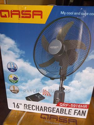 Qasa 16-Inches Rechargeable Fan .Dc/Ac .Solar Supported in Ojo - Home ...