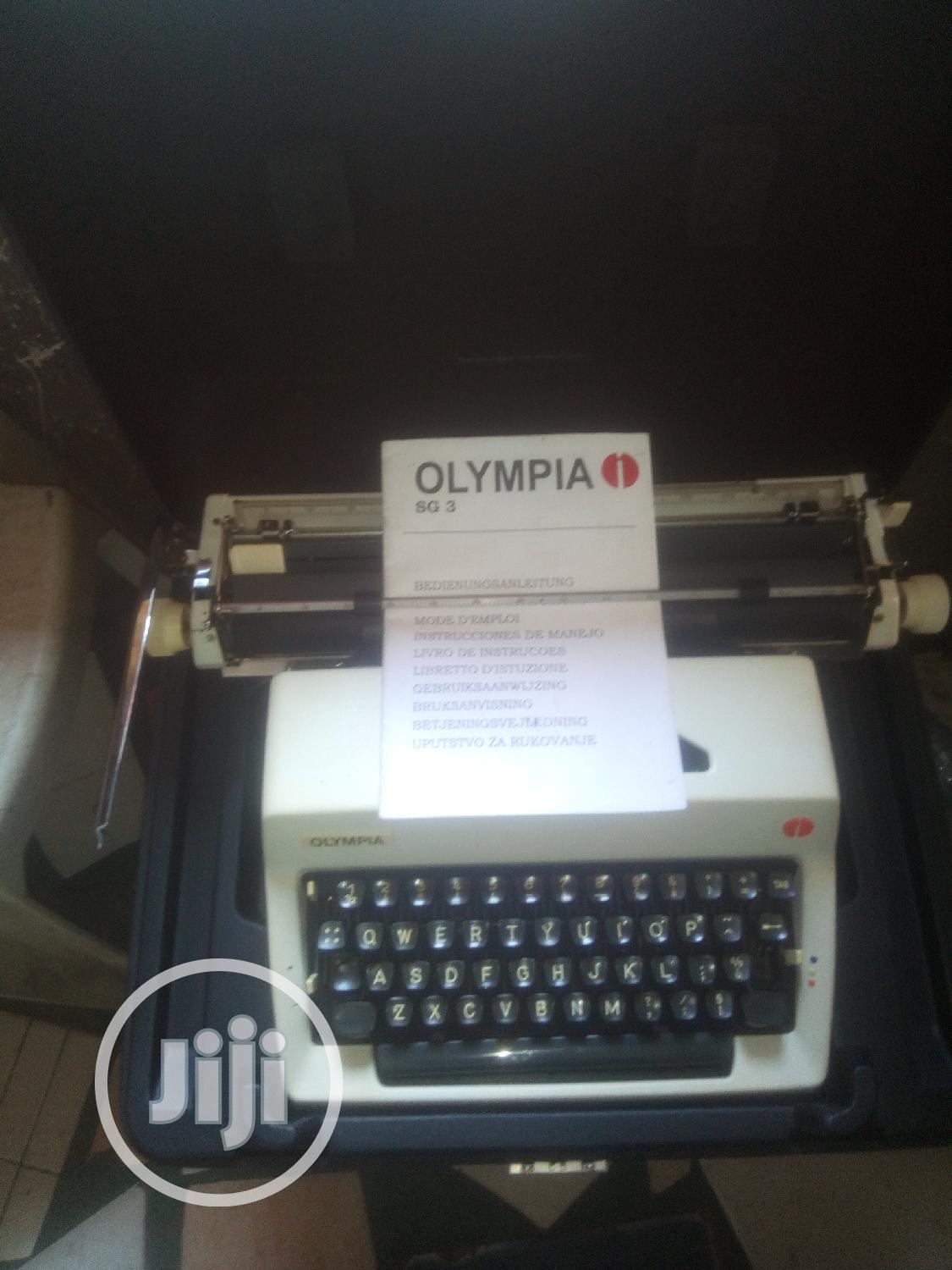 Olympia Portable Manual Typewriter Machine(Sg3). in Ikeja - Stationery ...