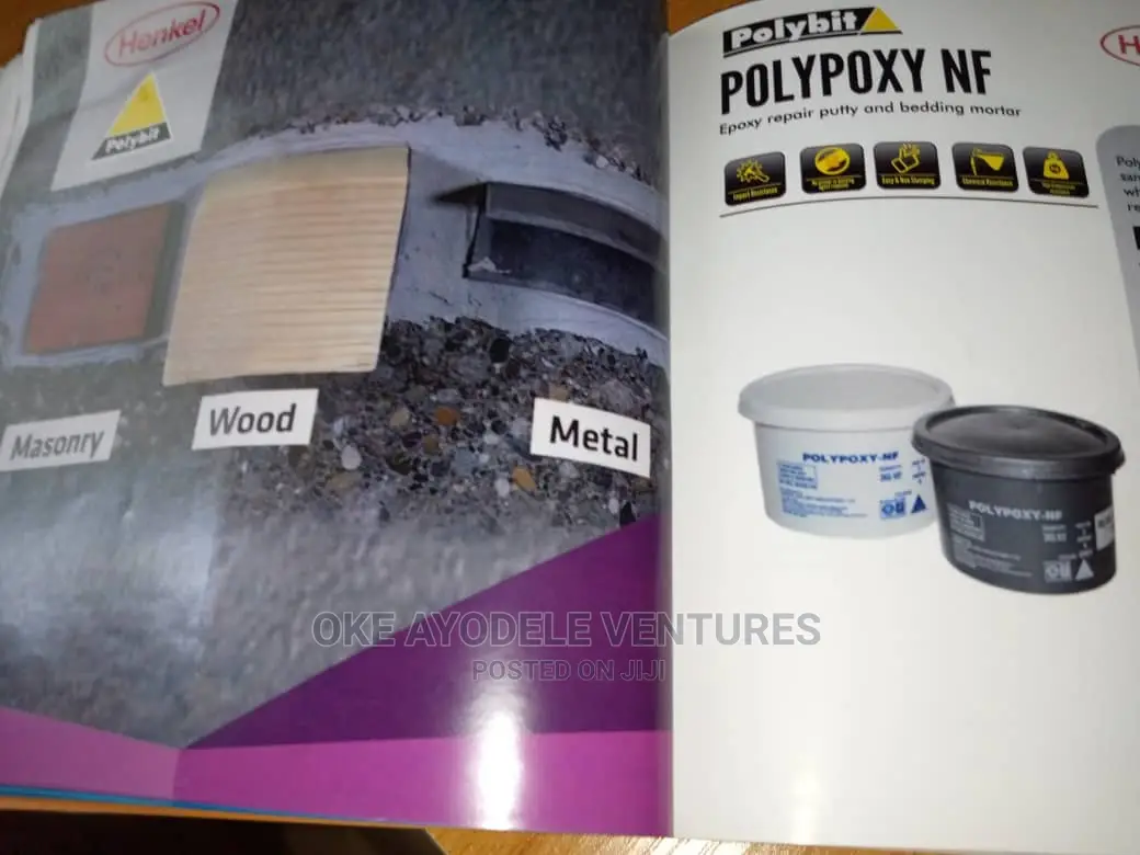 Polypoxy NF: Epoxy Repair Putty And Bedding Mortar in Mushin - Building ...