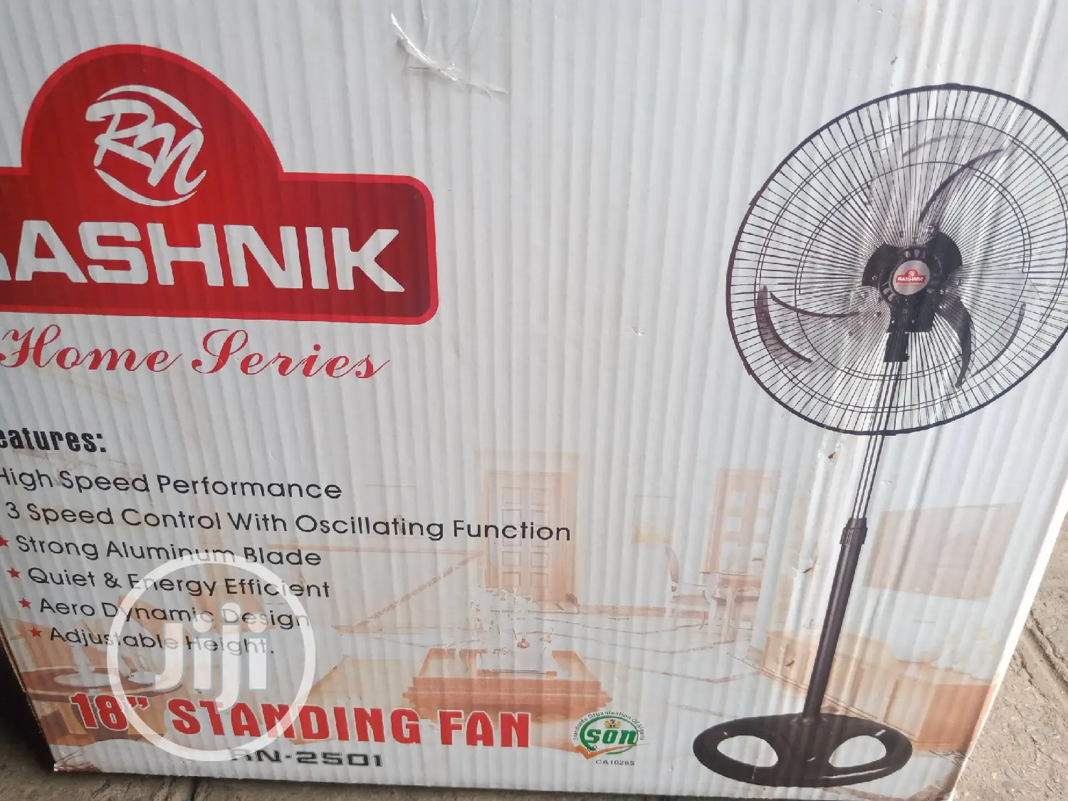 Rashnik 18 Inches Iron Standing Fan in Ibadan - Home Appliances ...