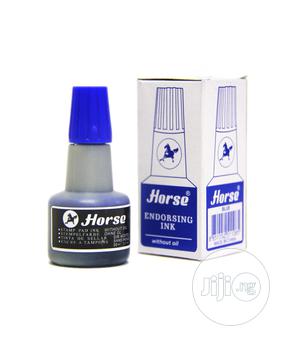 12PCS Blue Color Metal Stamp Ink 30ml Endorsing Oil Ink Sta - Lawal ...
