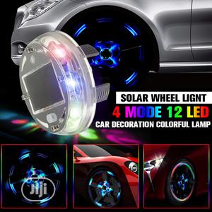 Car 4pcs Wheel Solar Light Hub Bulb Tire Tyre Valve Cap Lamp in Ikoyi ...