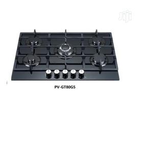 Polystar Pv-Gt80g5 - 5 Burner Built-in Gas Hob Glass Cooktop in ...