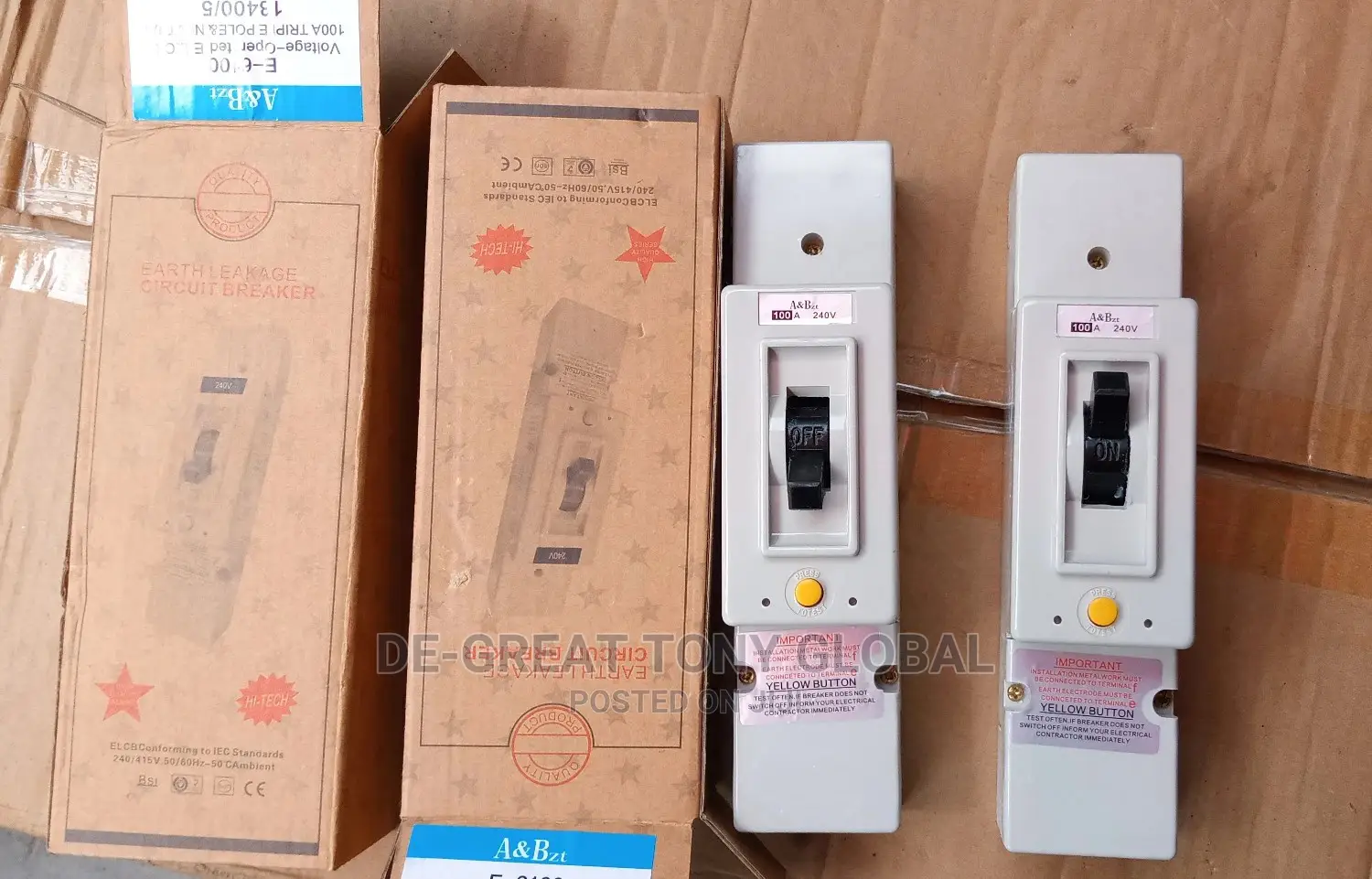 Elcb (Earth Leakage Circuit Breaker) in Lagos Island (Eko) - Electrical ...