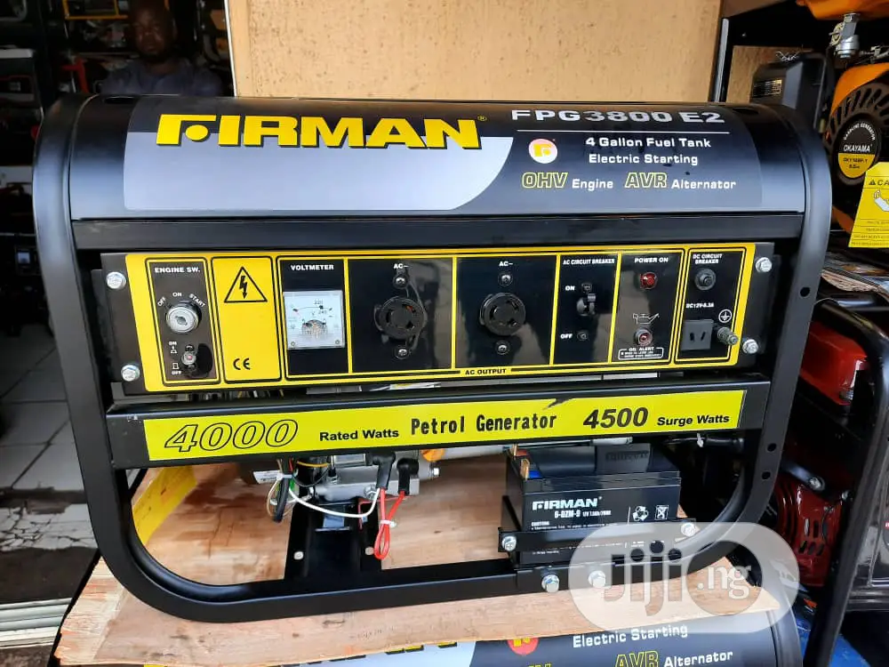 Brand New SUMEC Fireman Generator/3.5kva/Key Starter/Battery in Ojo ...
