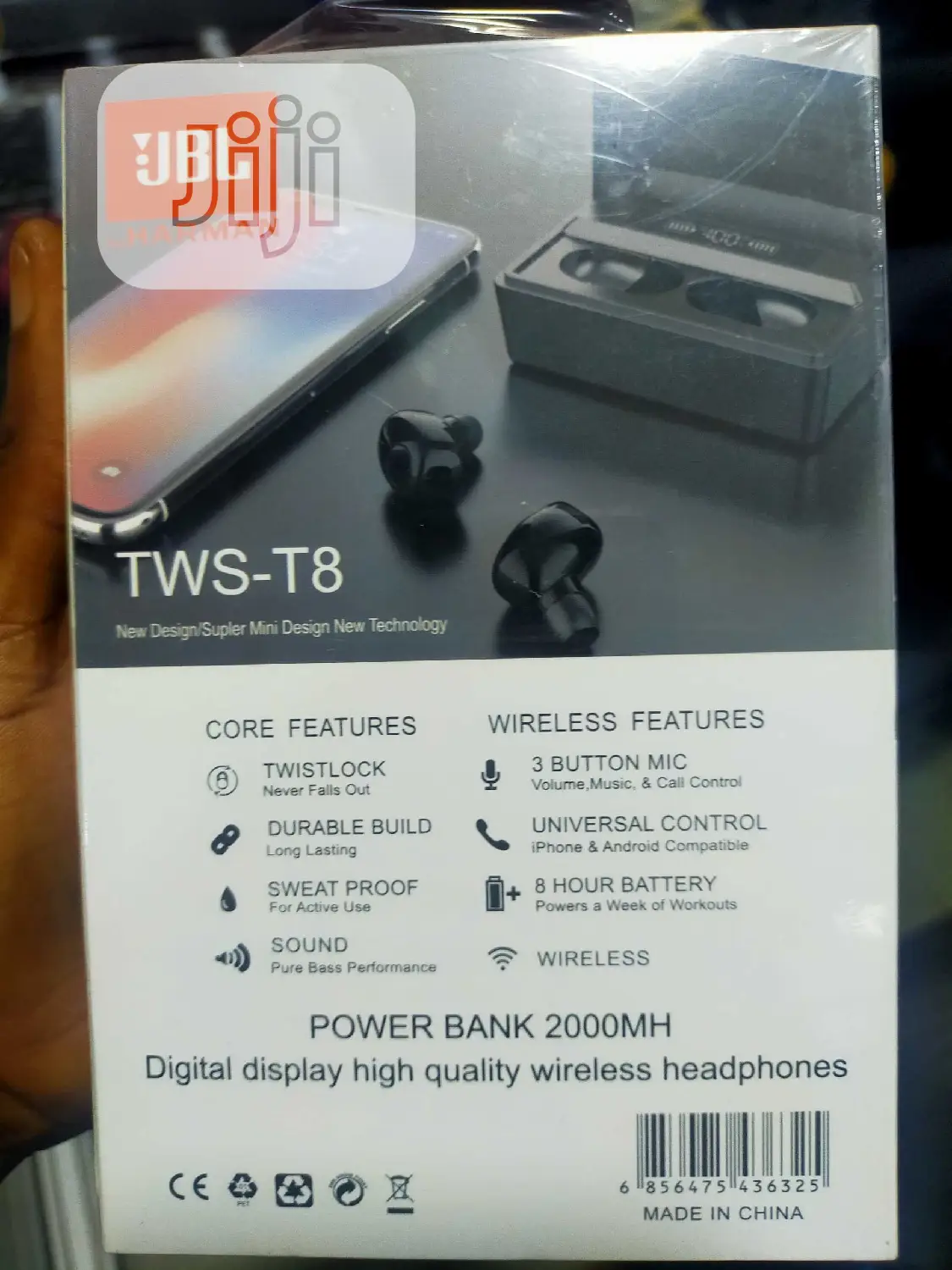 T8 HD True Wireless Bluetooth in-Ear Earbud in Ikeja - Headphones ...