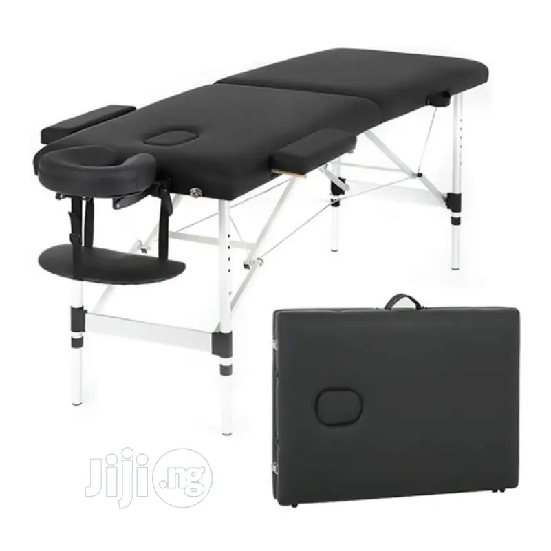 Double Fold Massage Table - Black in Ikeja - Salon & Beauty Equipment ...