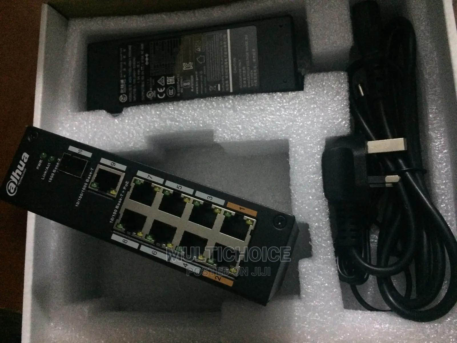 POE Switch Dahua/Hikvision 8port POE Unmanaged All Available in Ikeja ...