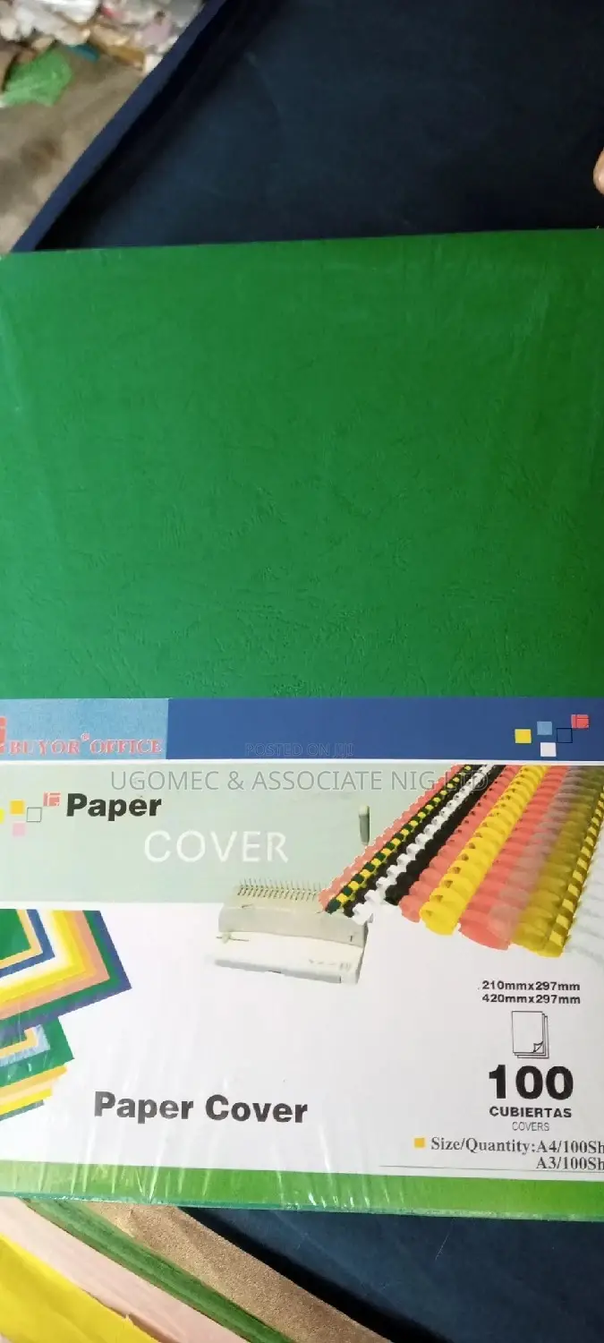 Pvc /Embossed Card A4/ Paper Cover in Lagos Island (Eko) - Stationery ...