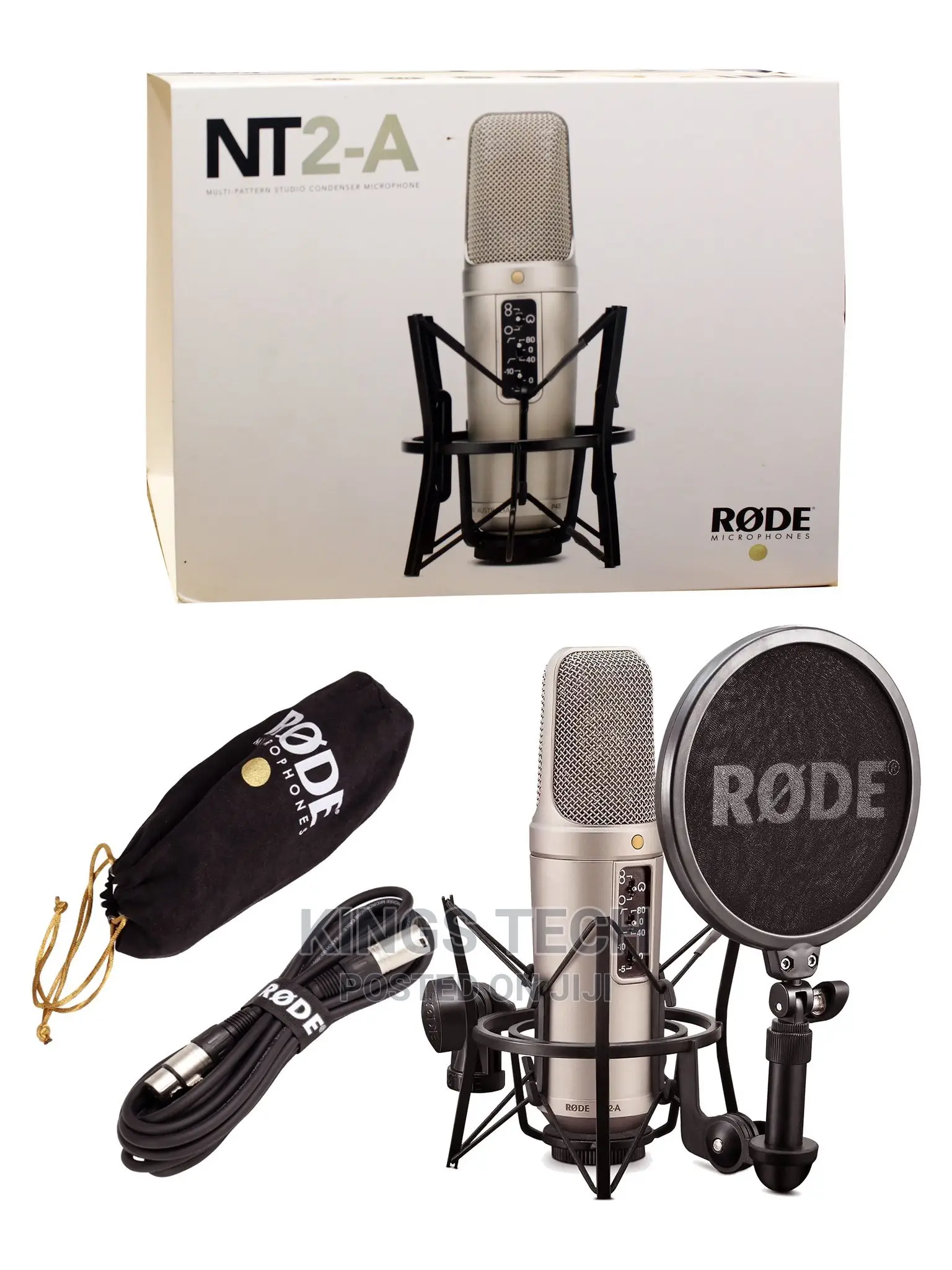 Rode NT2A Studio Microphone in Ikeja - Audio & Music Equipment, Kings ...
