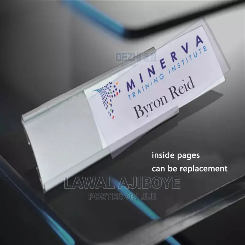 Arc Shape Pin/Magnetic Style Office Name Holder Tag,10pc in Lagos ...