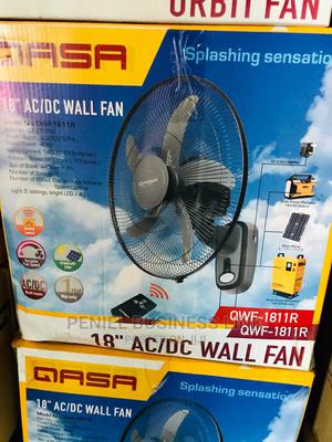 Qasa AC/DC Solar Wall Fan 18" in Ojo - Home Appliances, Peniel Business ...