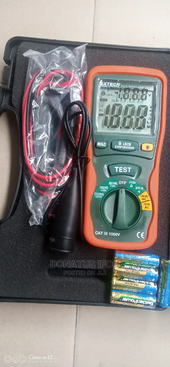 Extech Instrument 380260 Autoranging Digital Megohmmeter in Ojo ...