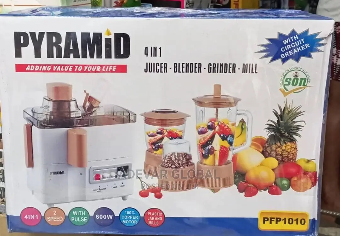 Pyramid 4 in 1 Juicer, Blender, Grinder Mill 600W in Surulere - Kitchen ...