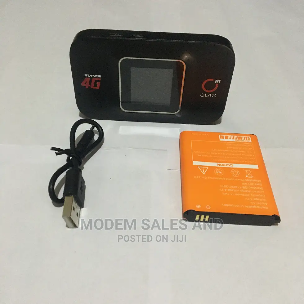 Olax Universal 4g Mobile Wifi +3,000mah Bat3 +Screen Display in Ikeja ...