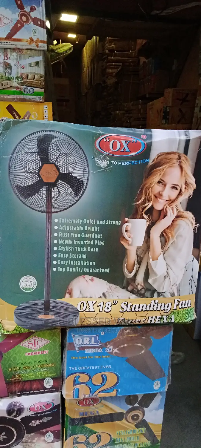 OX 18 Inches Standing Fan Type: Hexa in Ikoyi - Home Appliances ...