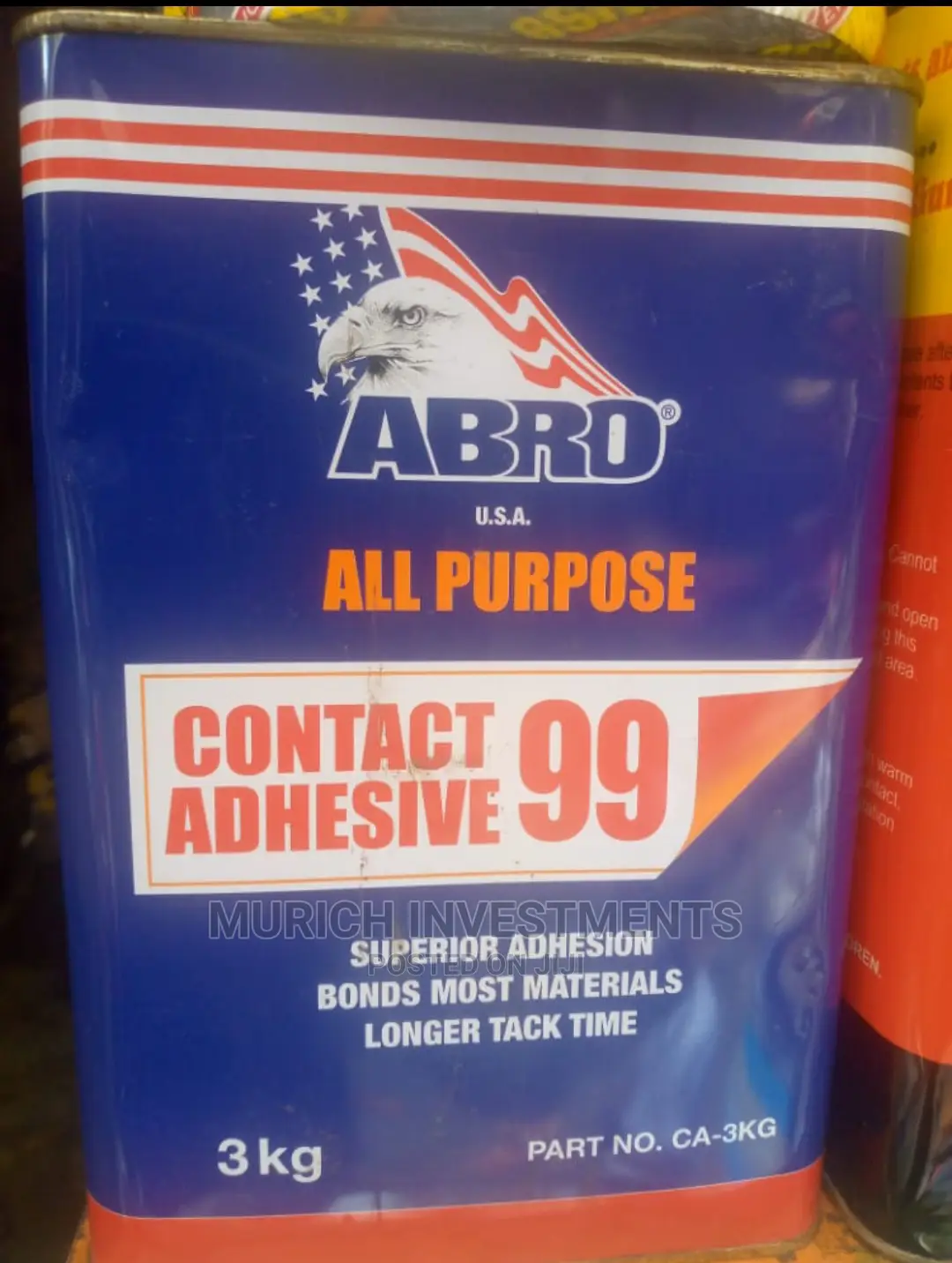 Abro Evostik Adhesive Gum 3kg for sale - MURICH INVESTMENTS Price: ₦ ...