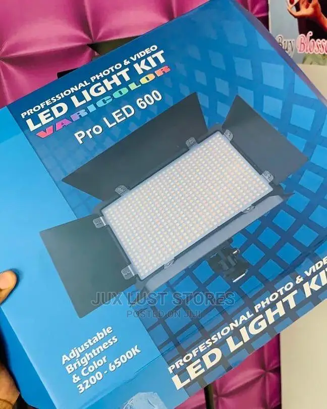 Rechargeable Studio Led Lights Kit(Led 600) in Ojo - Accessories ...