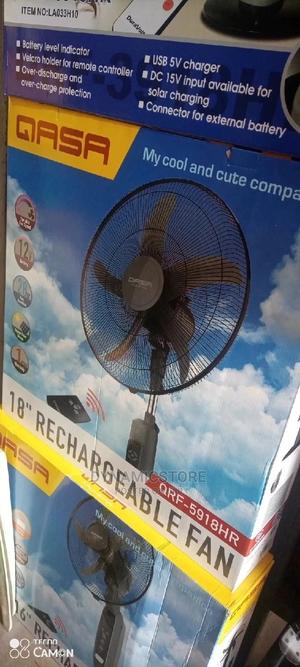 Qasa Rechargeable Fan 18" in Ojo - Home Appliances, Dynamic Store | Jiji.ng