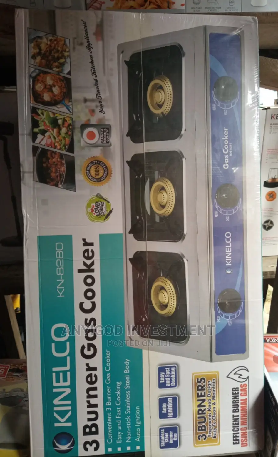 Kinelco 3 Burner Table Top Gas Cooker in Lagos Island (Eko) - Kitchen ...
