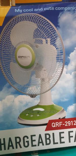 Qasa Table Rechargeable Fan With Led Light in Ojo - Home Appliances ...