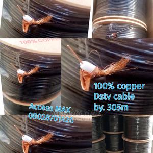 100% Copper Tv Wire . Coaxial Cable . Dstv Cable. By 305m in Lagos ...