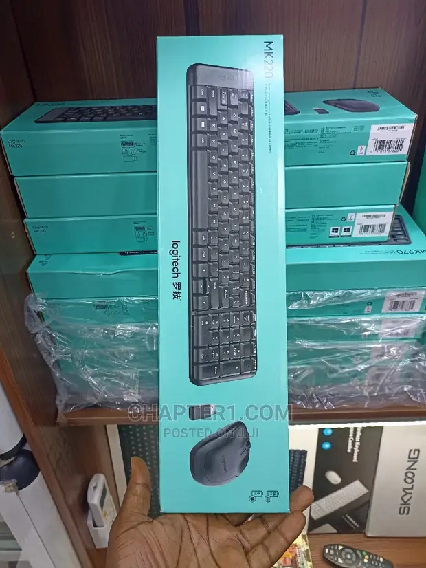 Logitech Wireless Keyboard And Mouse Mk220 Logitech MK220 Compact
