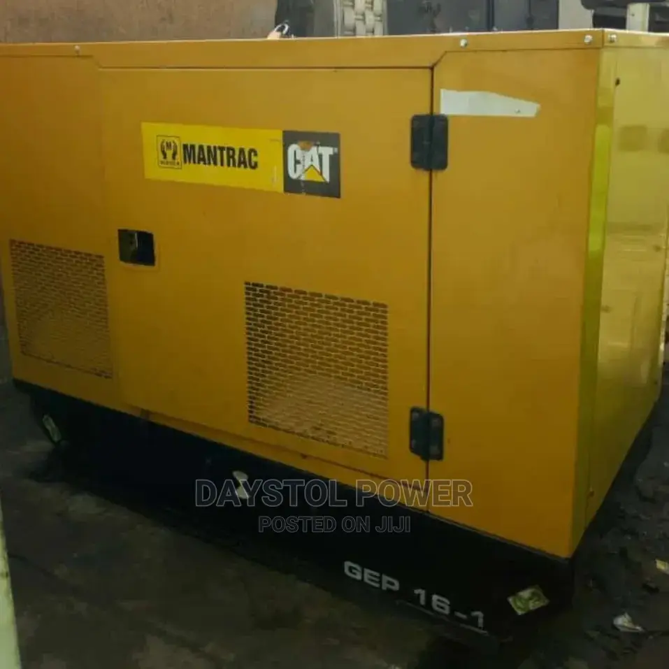 Super Clean 15/16kva Cat Mantrac Soundproof Diesel Generator in Ojodu ...