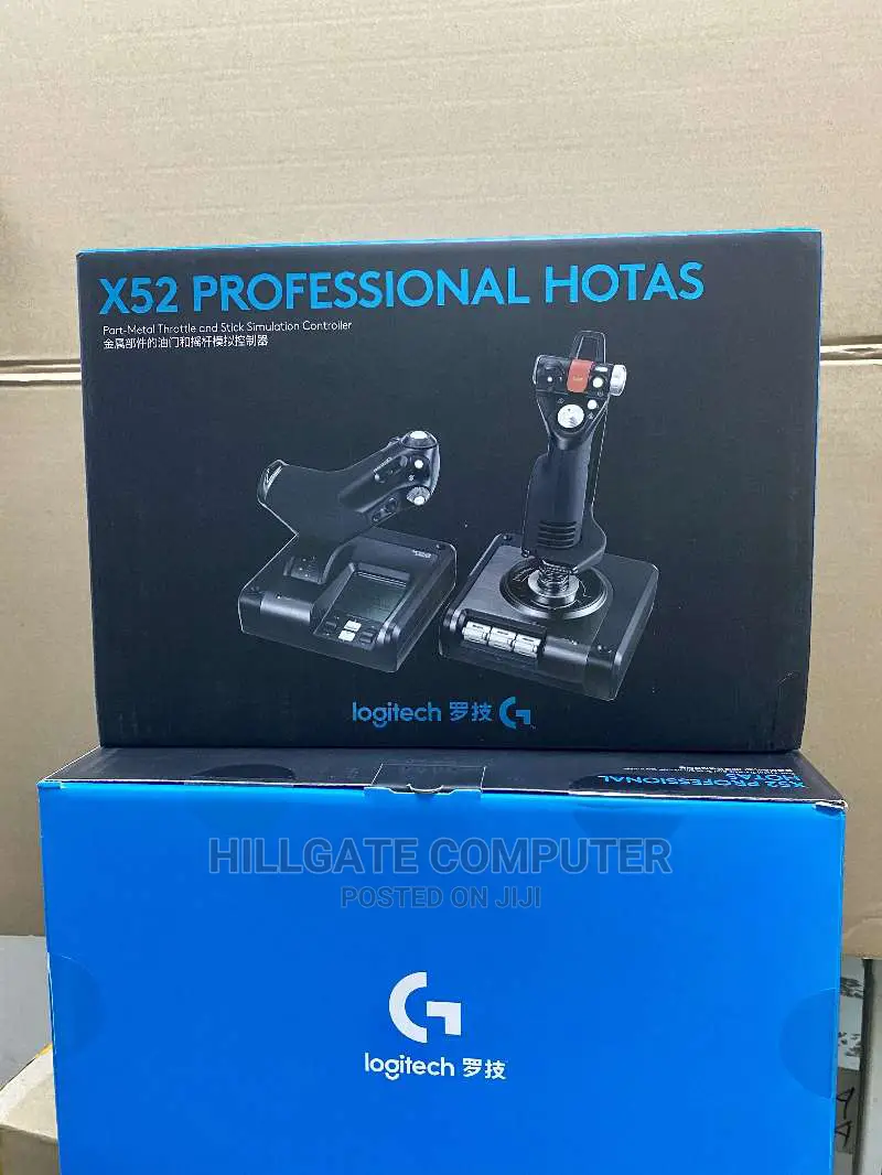 Logitech X52 Professional Hotas Flight Simulator in Ikeja - Video Game ...
