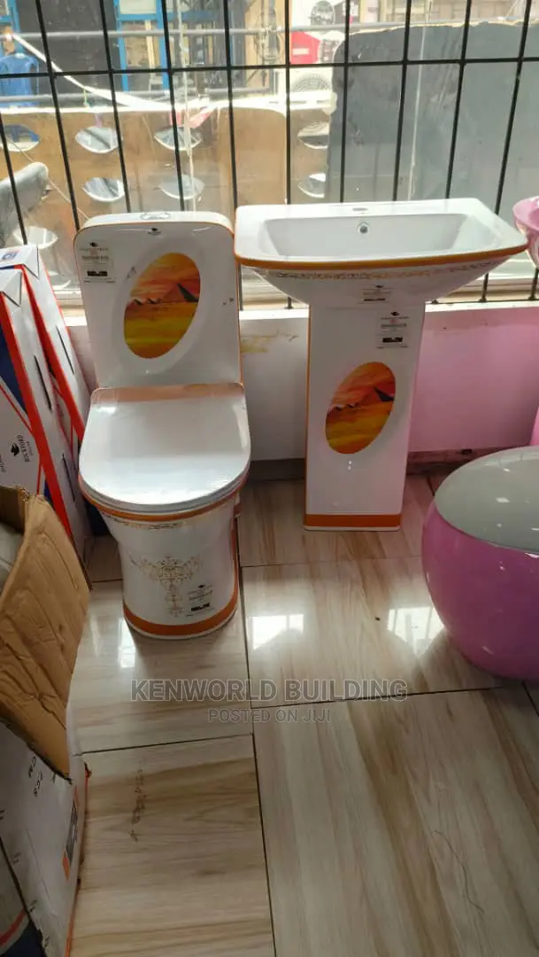 Modern Executive Wc and Wash Hand Basin in Lekki - Plumbing & Water ...