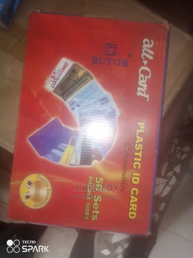 A4 Plastic Id Card Consumables for sale - J.KENEDY Price: ₦ 35,000 on ...