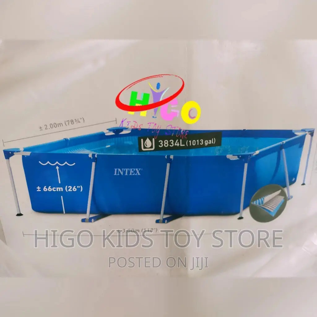 3m × 2m × 75cm Metal Frame Above Ground Pool in Ikeja - Sports ...