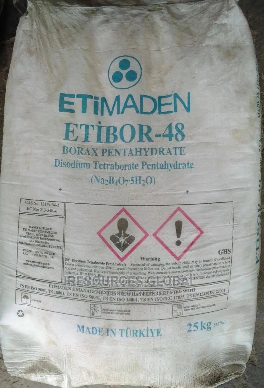 Borax (Sodium Borate or Sodium Tetraborate) 25kg Bag in Isolo ...
