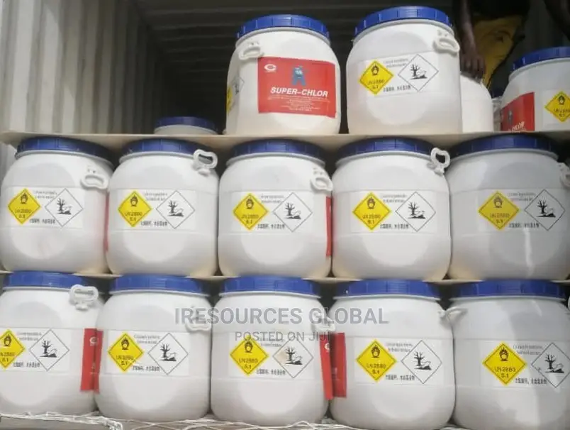 Calcium Hypochlorite (Chlorine Powder) 70% 45kg Drumr in Isolo - Garden ...