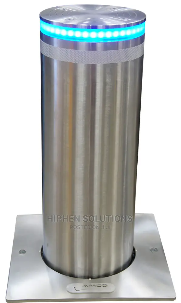 Integrated Hydraulic Rising Bollard With LED Light Access Control in ...