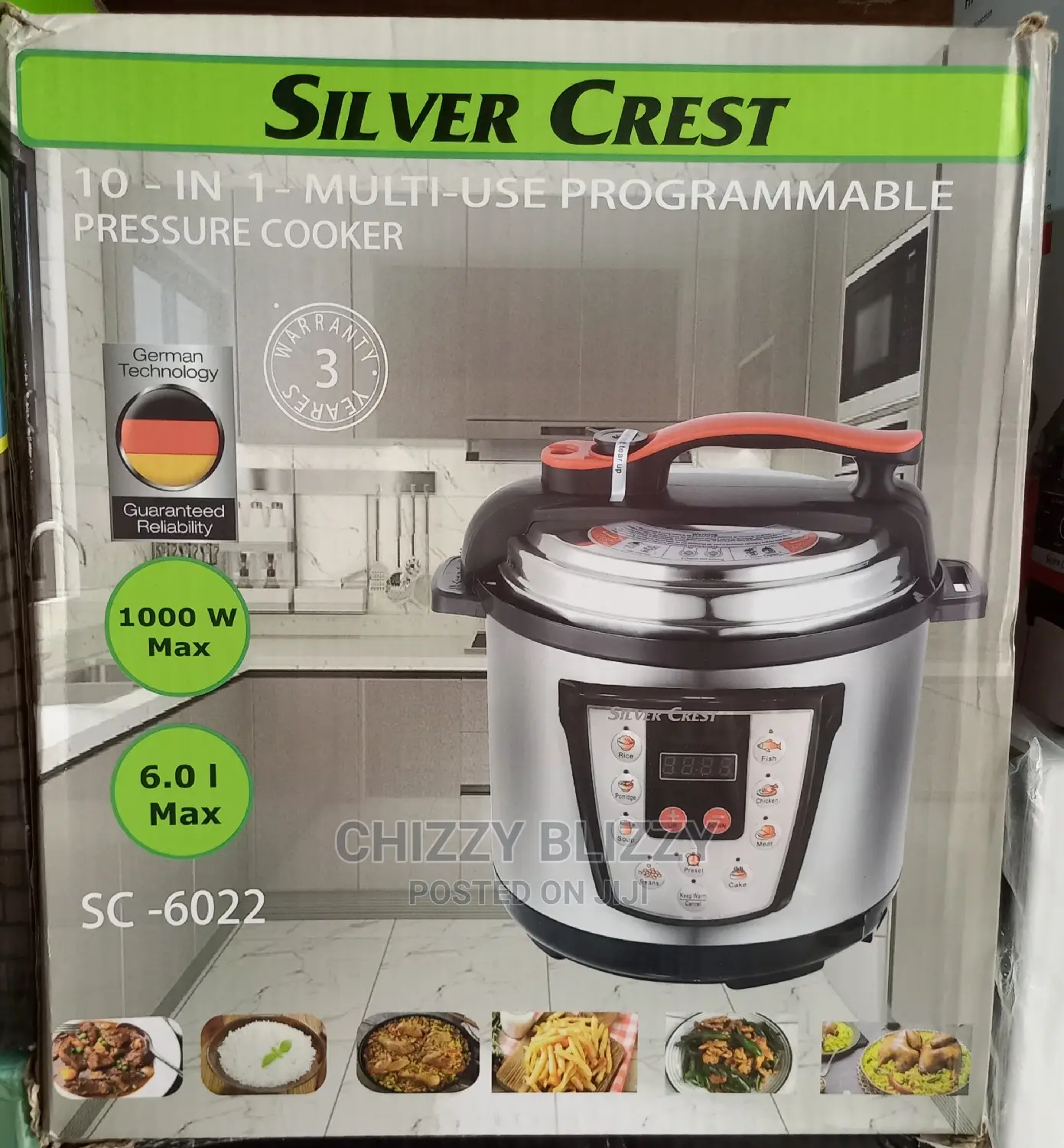 Silver Crest 10 in 1 Multi-Use Programmable Pressure Cooker in Lagos ...